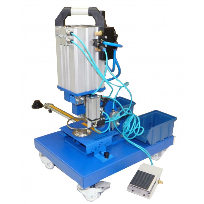 GF-10-B Semi Automatic Curtain Eyelet / Grommet Machine